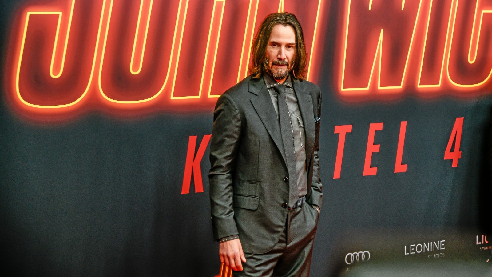 Keanu Reeves mit John Wick: Kapitel 4 am Berliner Zoopalast