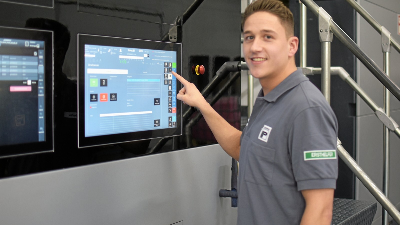 Darum ist Pierre B. Drucktechnologe bei Interprint Arnsberg