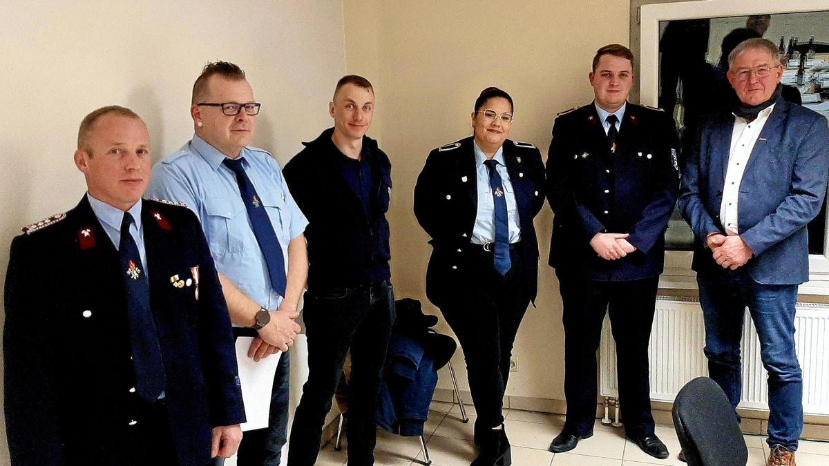 Beförderungen bei der Feuerwehr Küllstedt