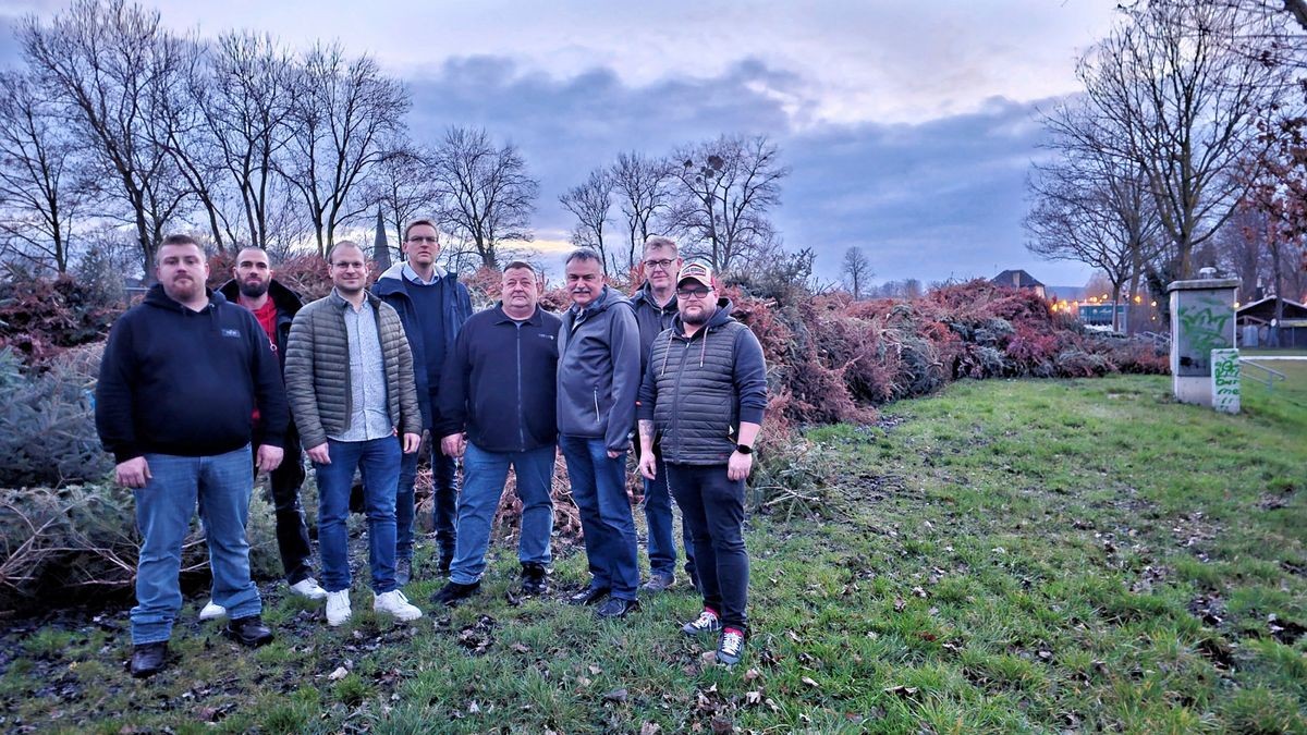 Tausende Bäume für das Hüstener Osterfeuer