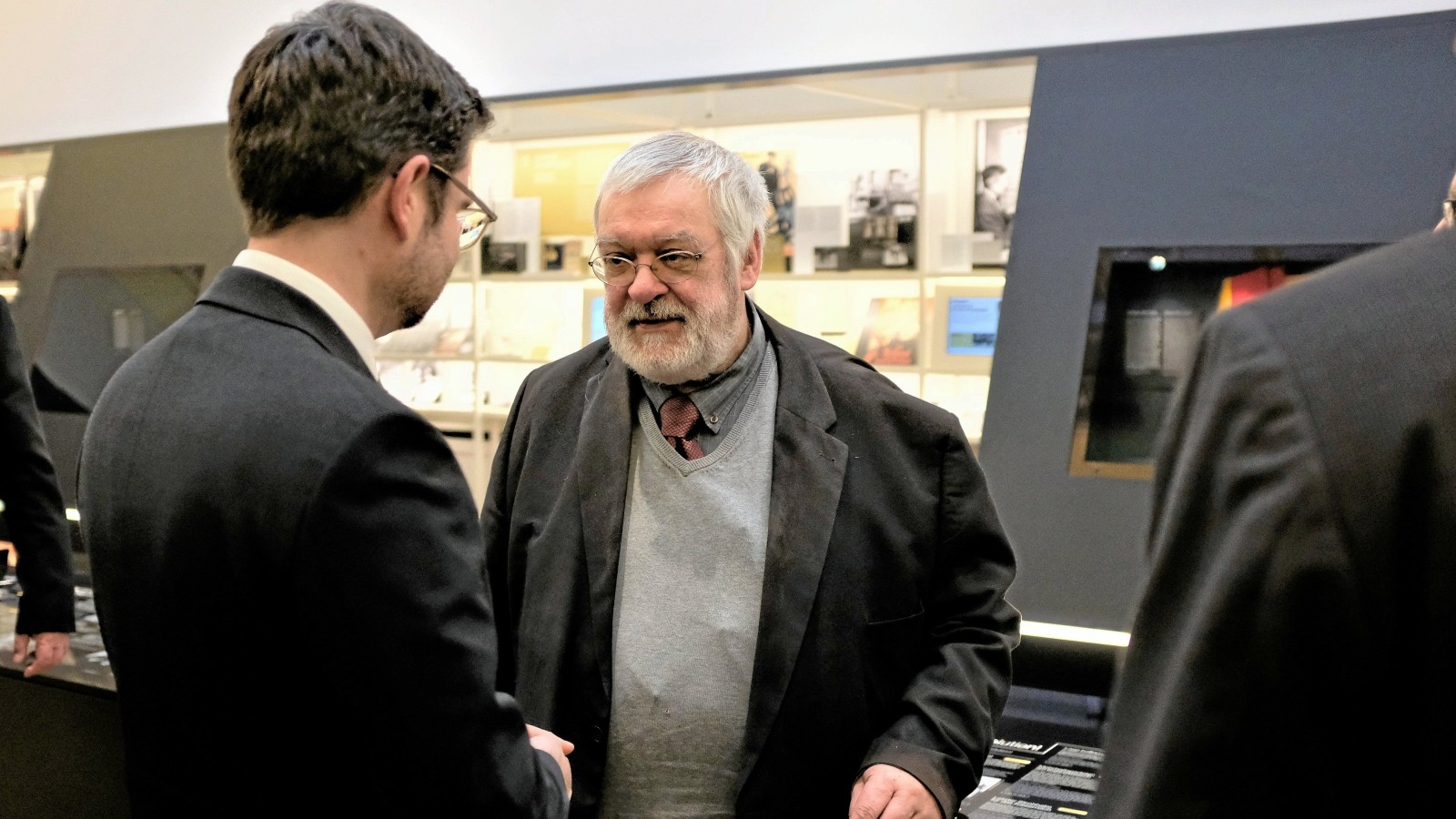Kurzer Plausch mit Friedrich Ebert in Weimar