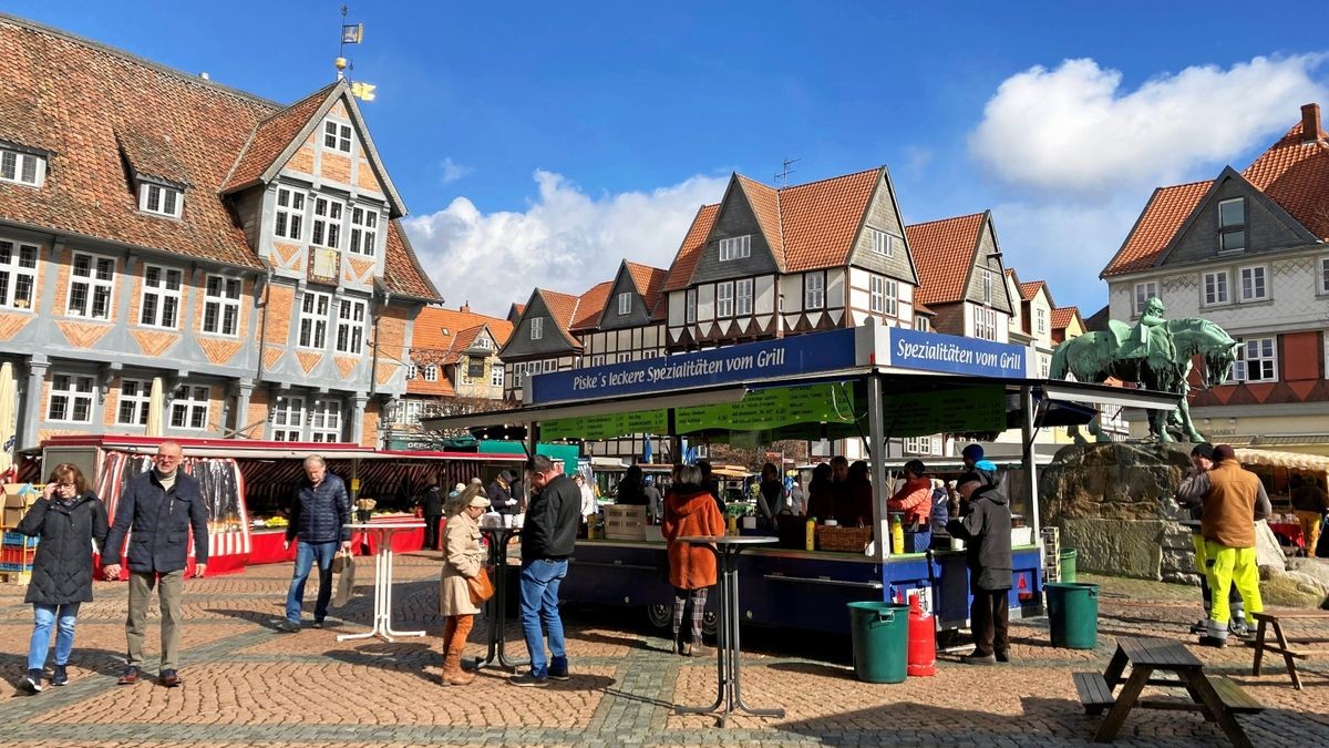 Wochenmarkt in Wolfenbüttel: So geht’s zu bei Piske