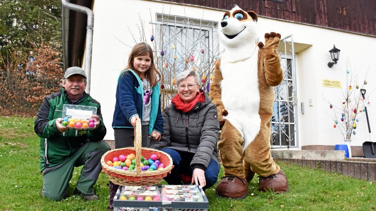 Ostern im Tiergarten Eisenberg zwischen Huhn und Stachelschwein