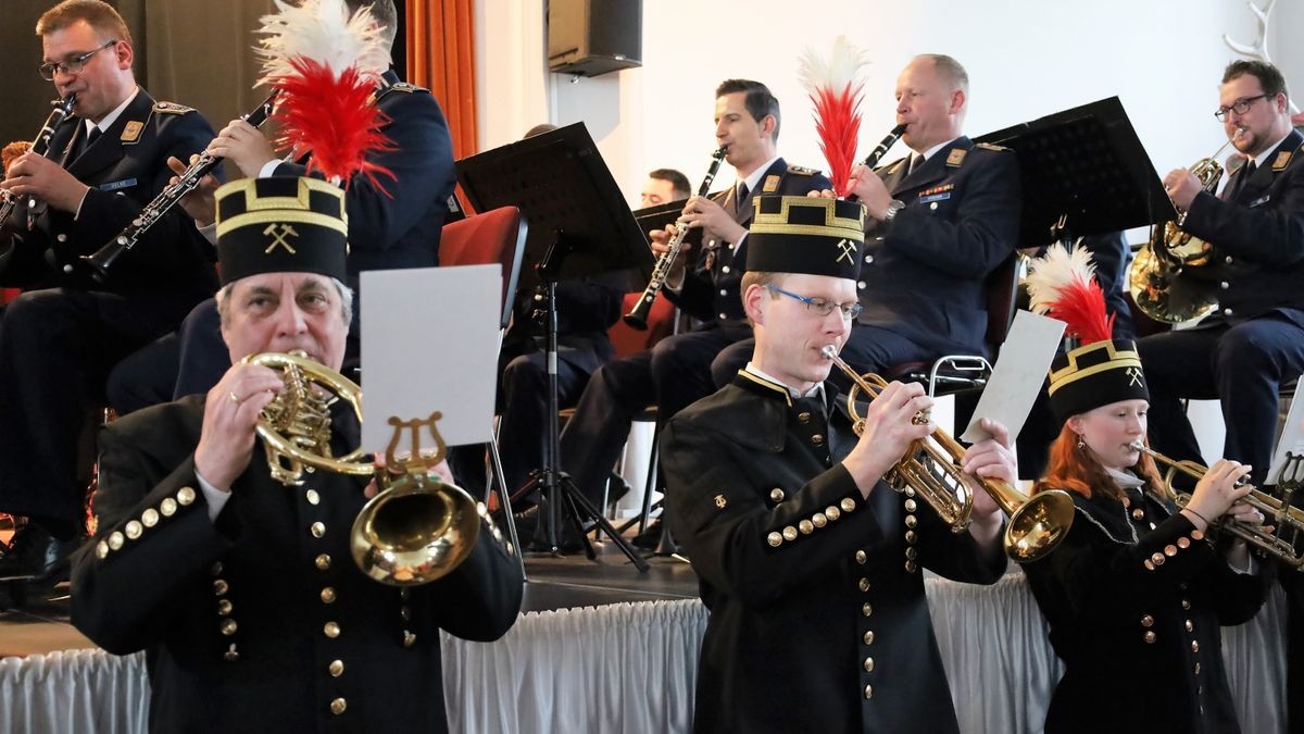 Konzert des Luftwaffenmusikkorps in Bleicherode