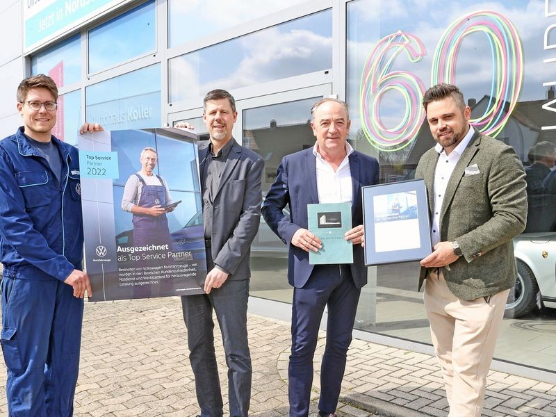 Autohaus Koller besteht 60 Jahre – und ist ausgezeichnet