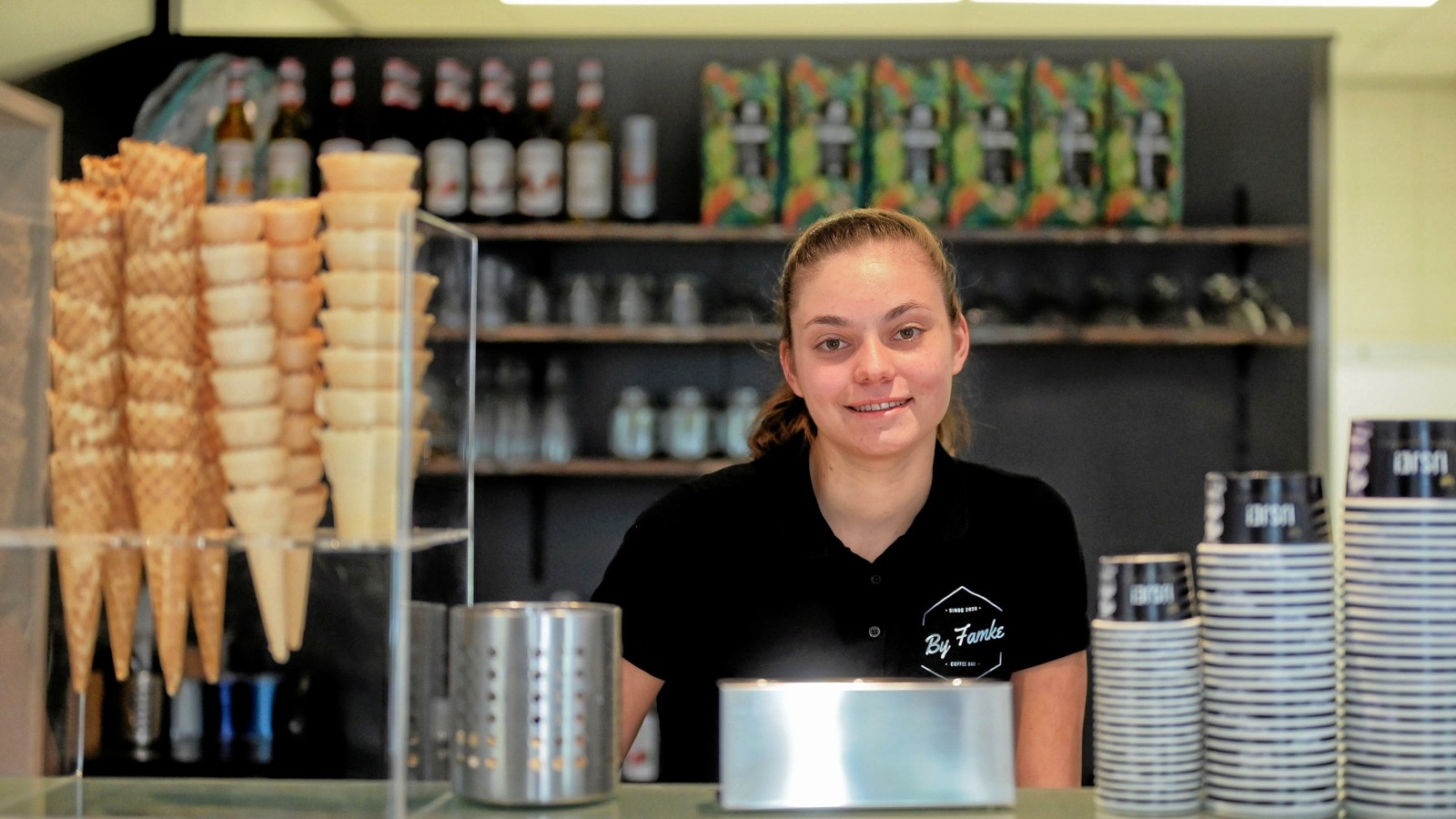 Lobith: An der Grenze zu Emmerich wird wieder Eis verkauft