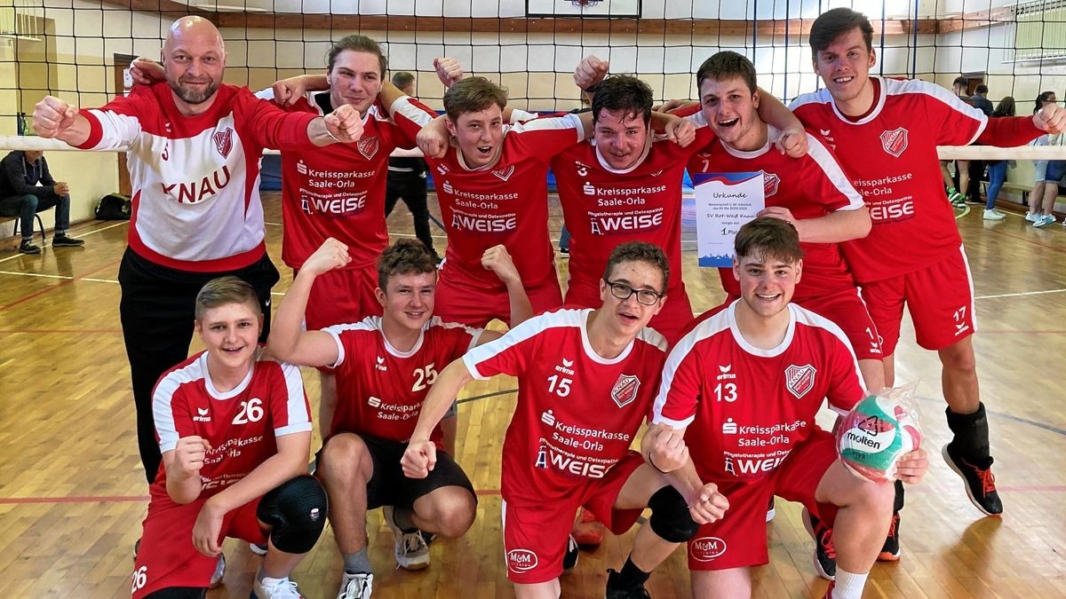 U20-Volleyballer aus Knau holen Titel