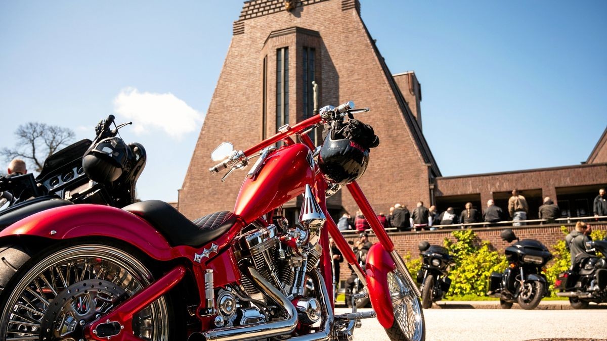 Hells Angel Danny A. erschossen: Hunderte Rocker nehmen in Hamburg Abschied