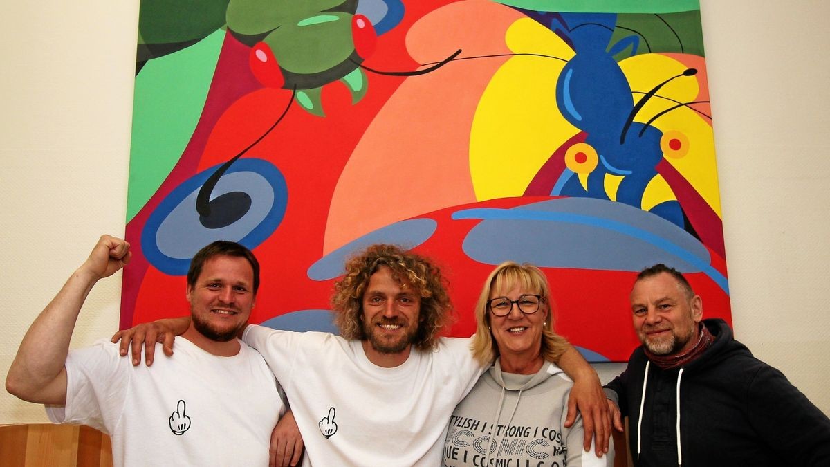 Bunte Insekten im Kindergarten in Friedrichroda