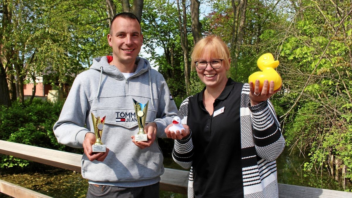 Enten rennen in Bad Tennstedt zum ersten Mal um die Wette: Das soll ein ...