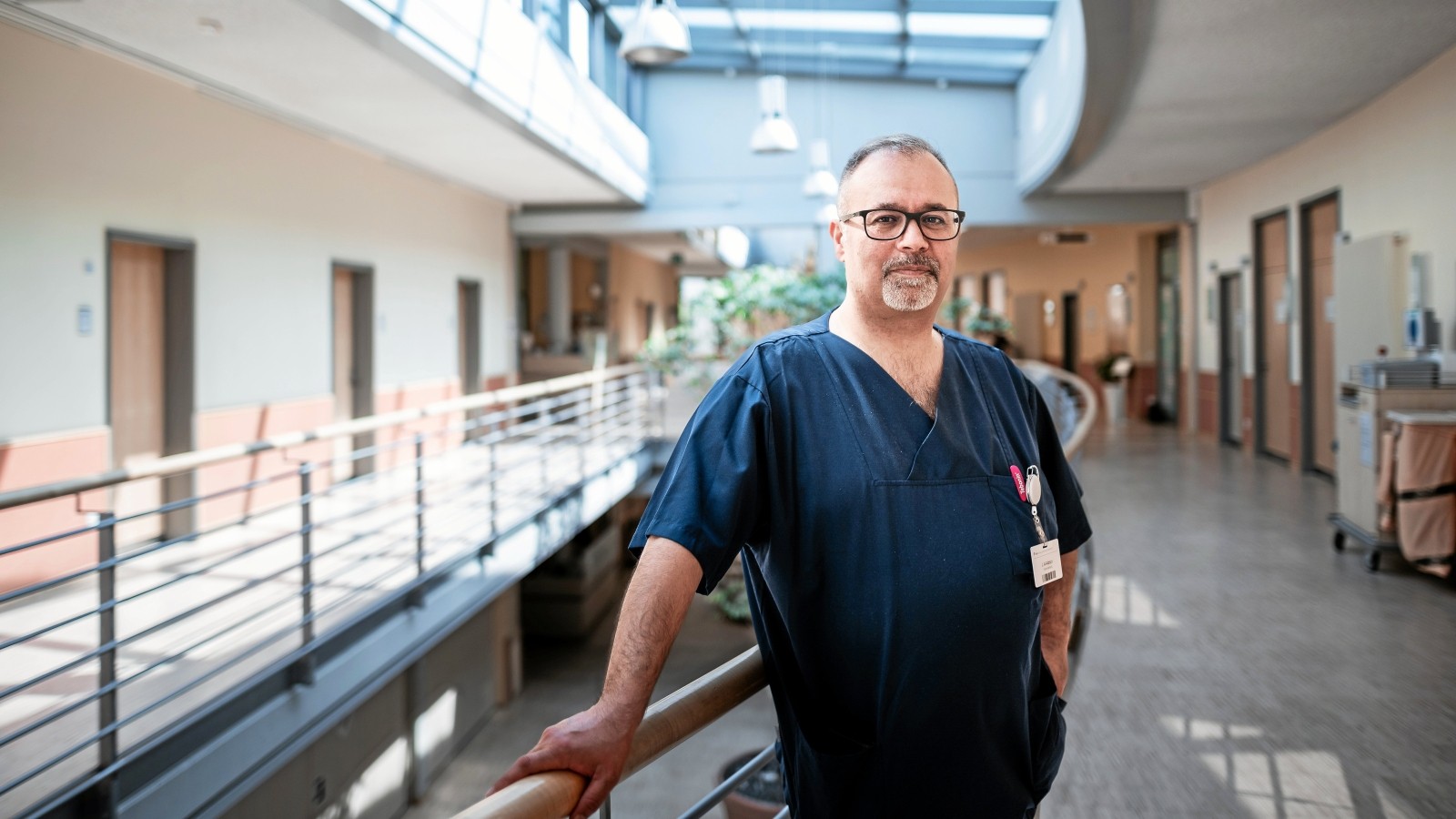 Jallal Al-Abtah, Pfleger: „Niemand verlässt gern die Heimat“