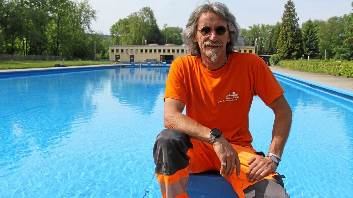 Letzte Vorbereitungen für Saisonstart im Freibad Kahla