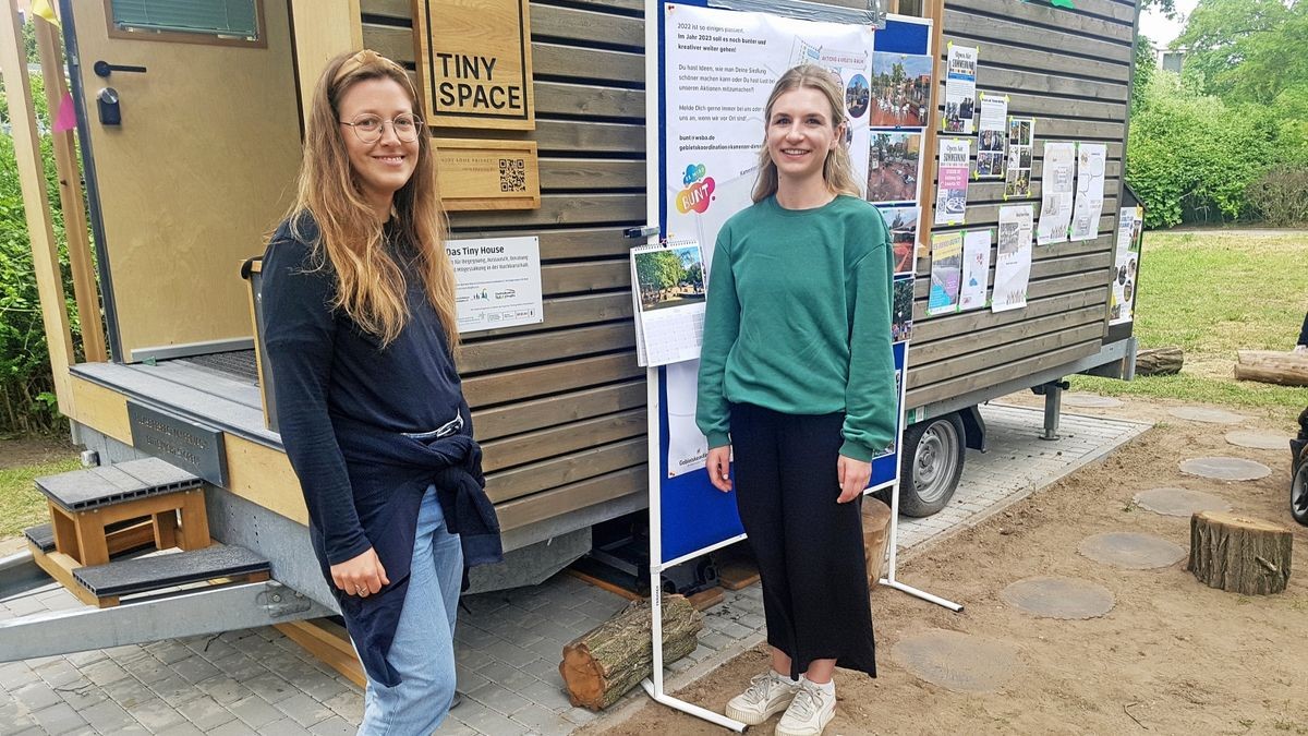Tiny-House ist neuer Treffpunkt für die Nachbarn in Lankwitz