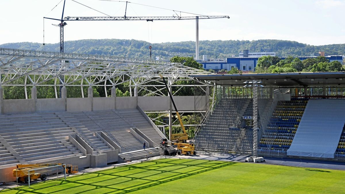 Fußball-Arena in Jena wird später fertig: Neuer Zeitplan für Ernst-Abbe ...