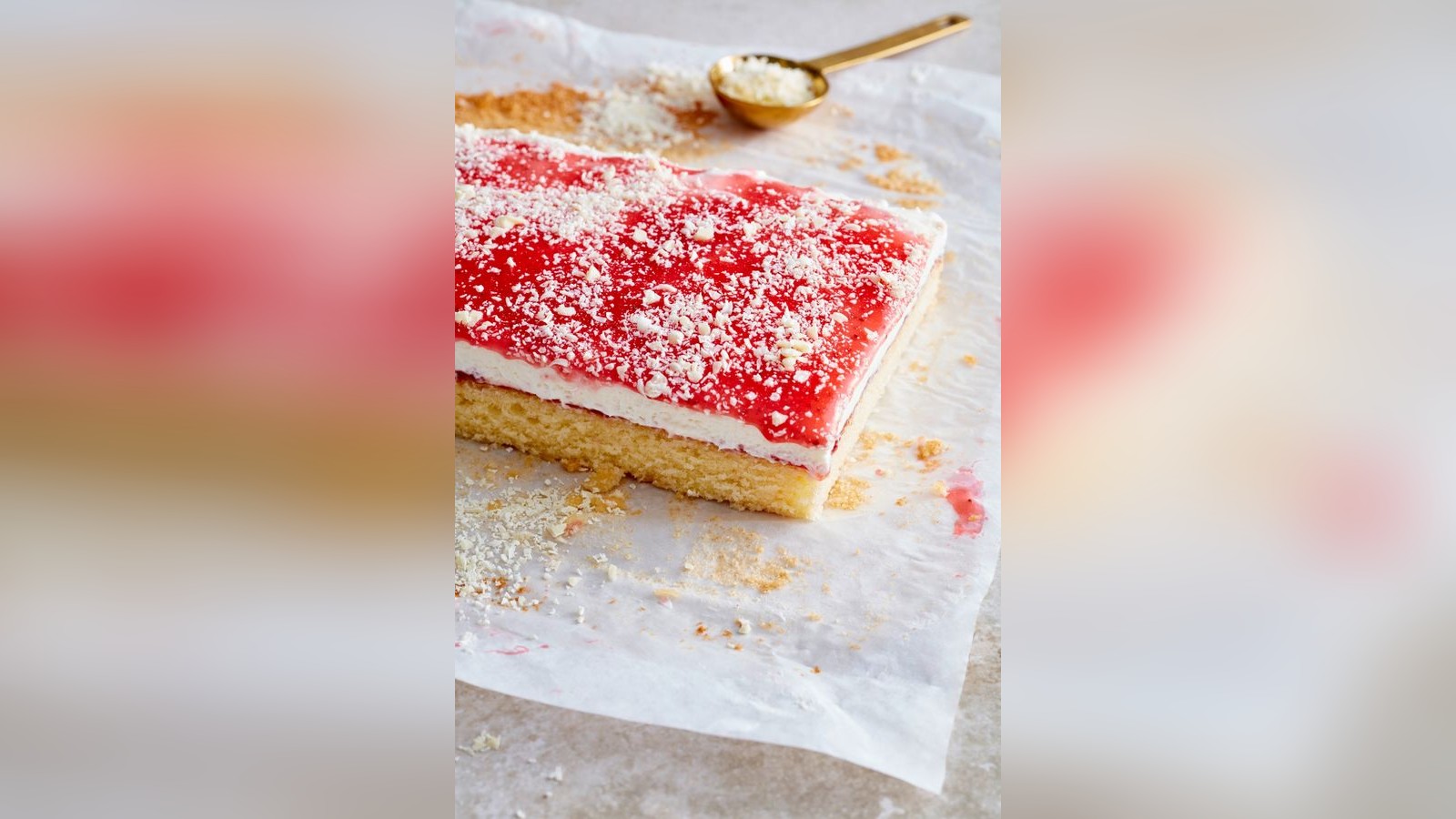 So schmeckt der Sommer: Spaghetti-Eis-Schnitten vom Blech