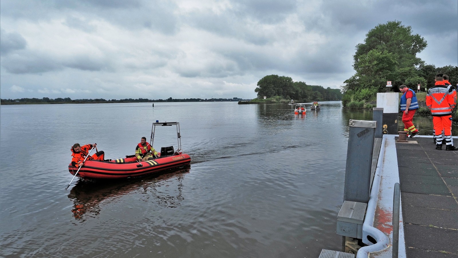 Geesthacht: Vermeintlich in Elbe ertrunkener Angler lebt