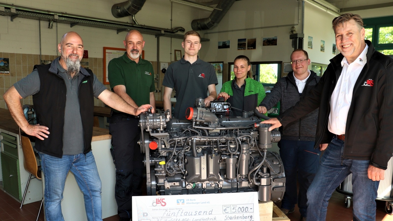 Gera: Traktor-Motor für die Mechatroniker von morgen