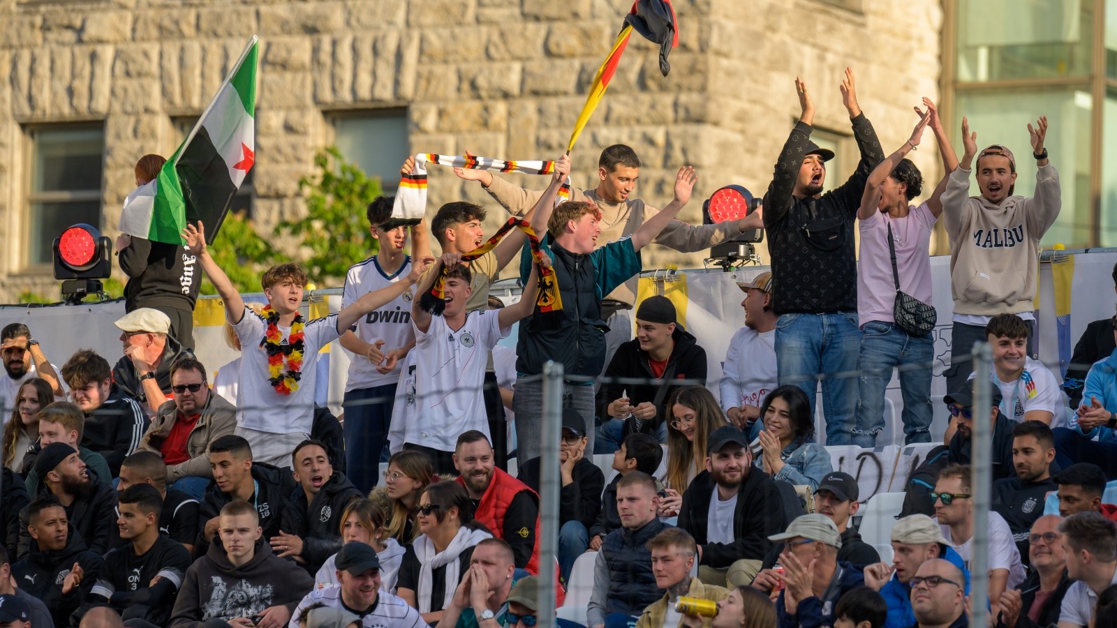 Fotos von der Eröffnungsfeier der Socca-WM in Essen