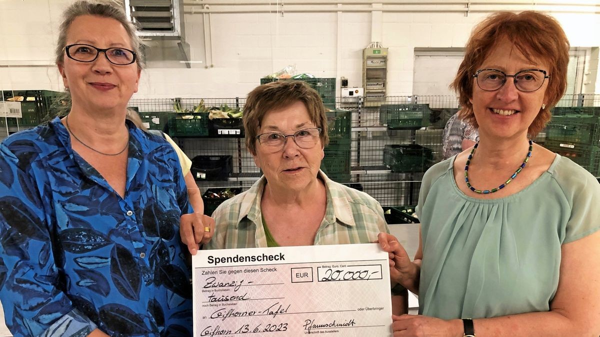 Kirche spendet Gifhorns Tafel 20.000 Euro aus Extra-Steuer