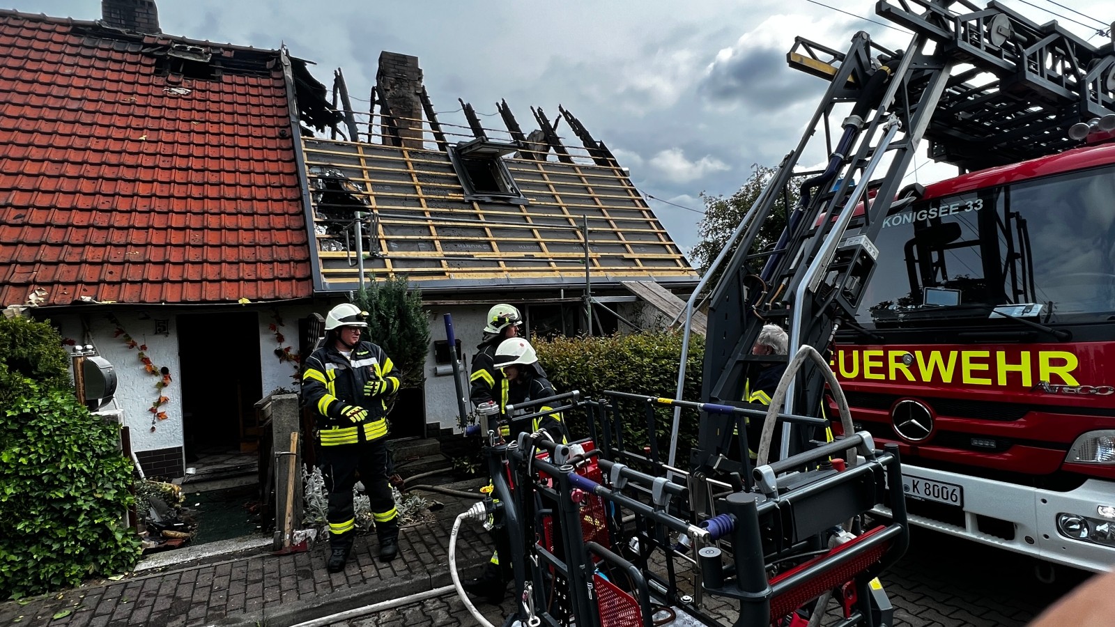Hoher Sachschaden bei Brand in Königsee