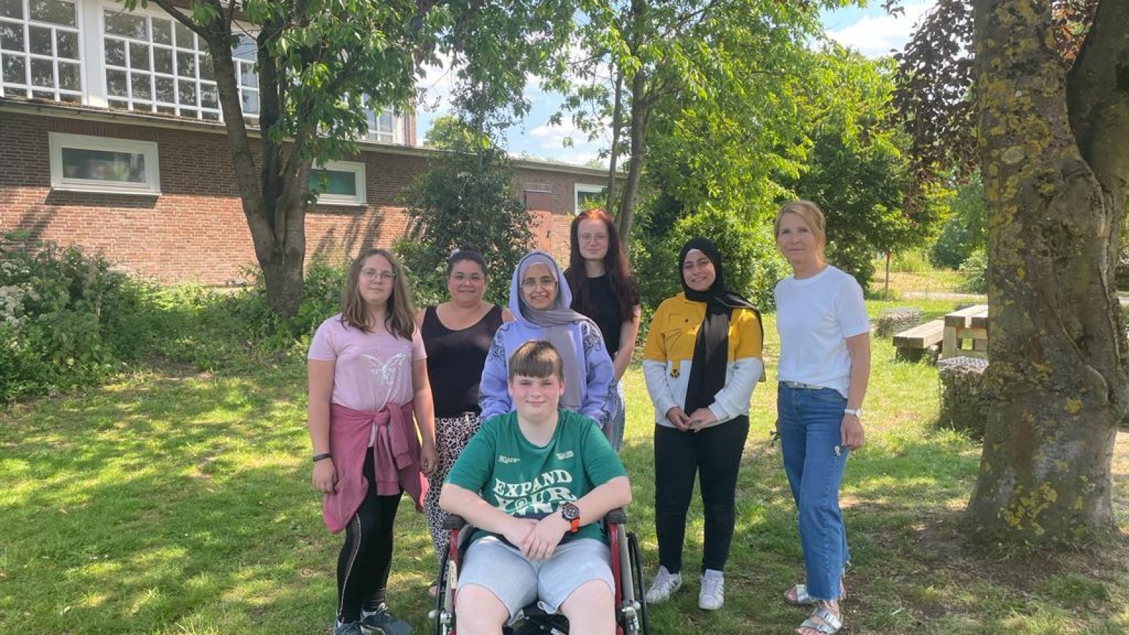 Mit dem Rolli durch die Oberschule Badenhausen