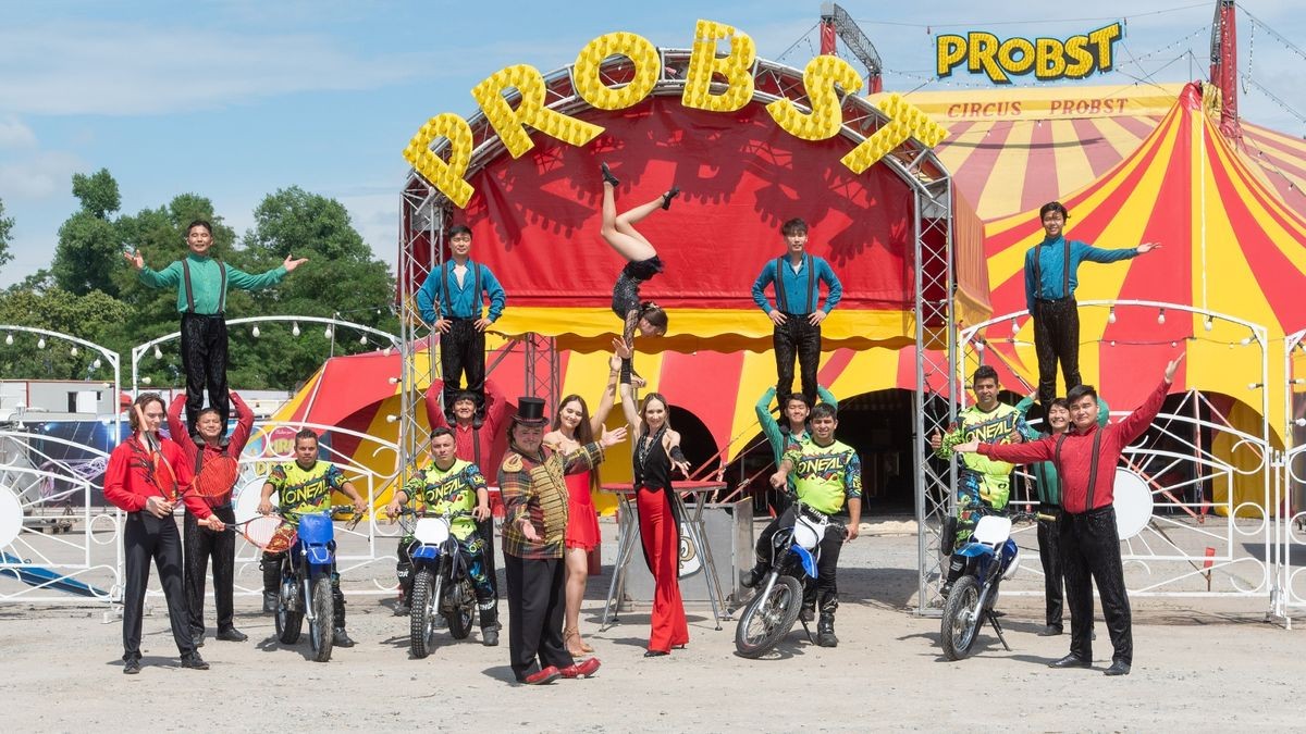 Hinter den Kulissen beim Circus Probst in Wolfsburg