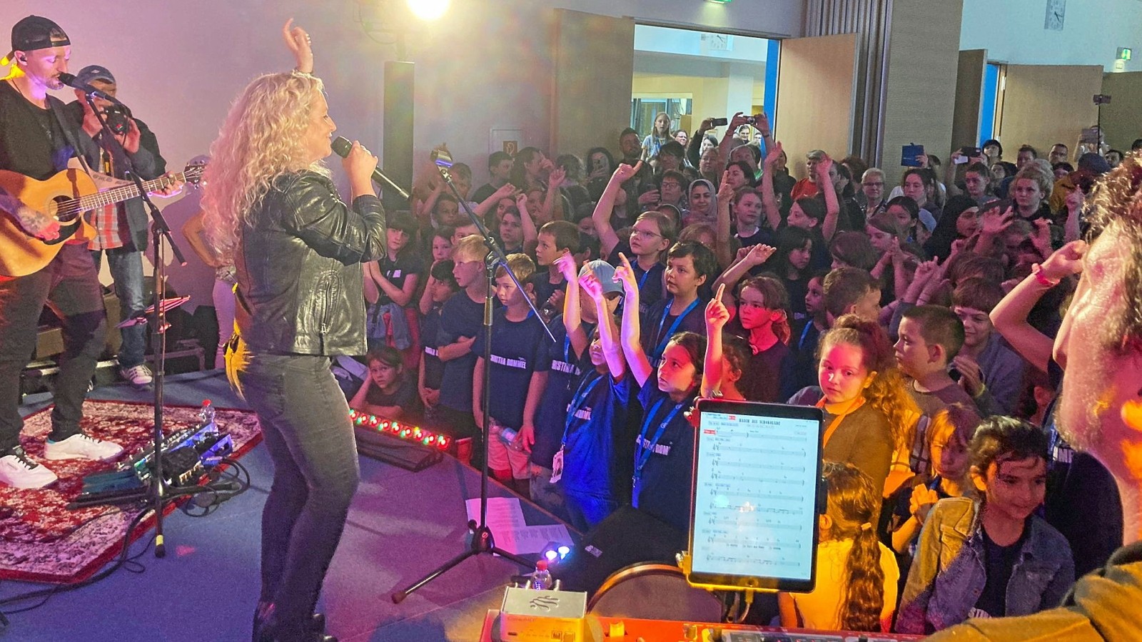 Christina Rommel und Band rocken Gera-Lusaner Grundschule