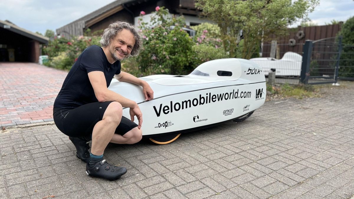 Braunschweiger jagt Velomobil-Weltrekord