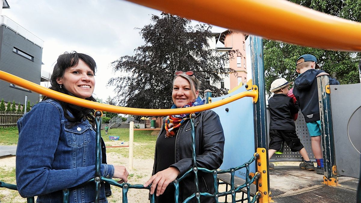 Nicht nur ein neues Spielgerät für die Georgenthaler „Villa Pusteblume“