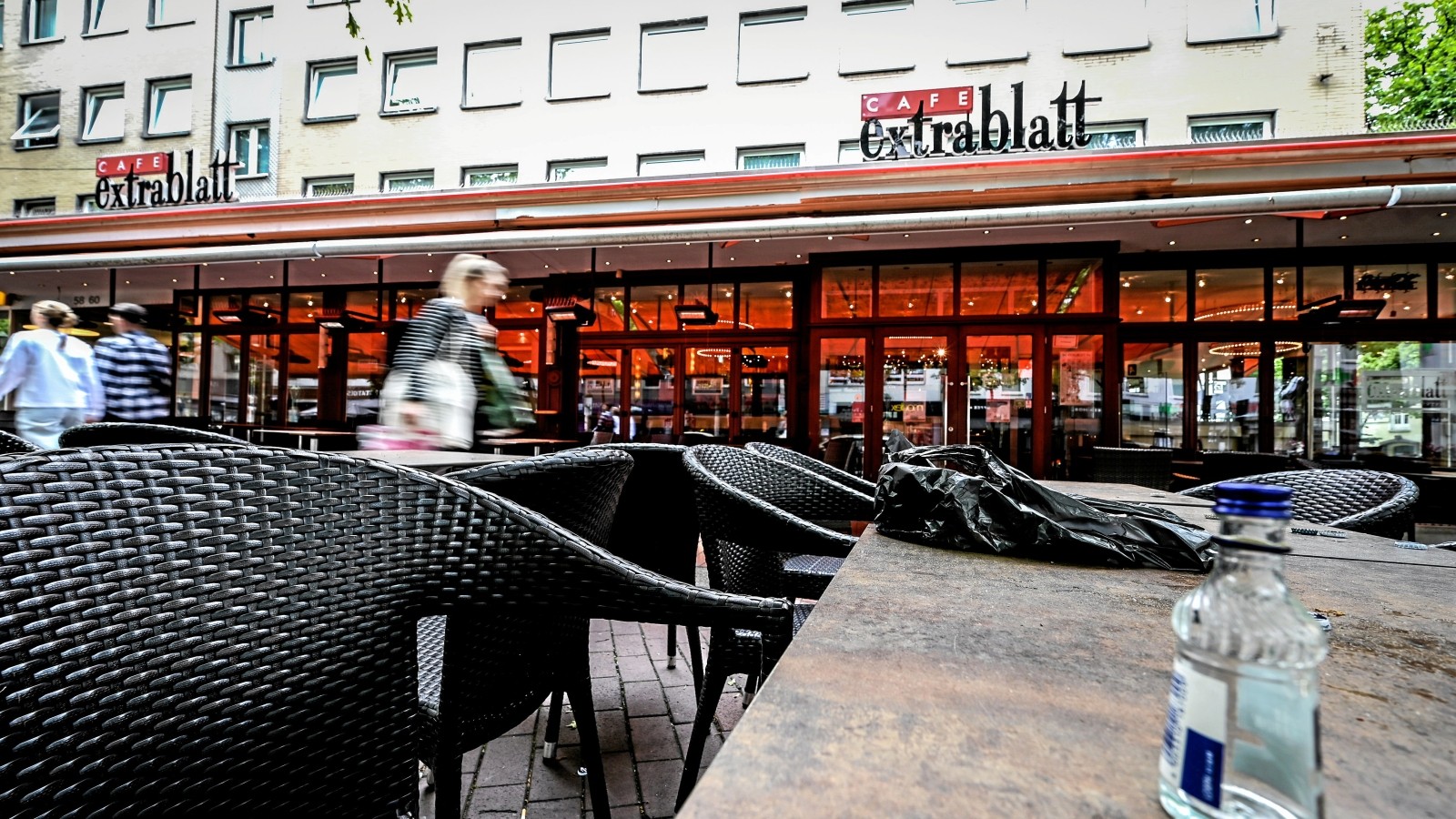 Nach der Schließung: Es tut sich etwas im „Café Extrablatt“