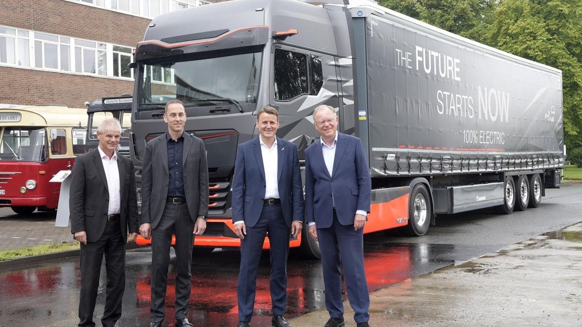 MAN schickt E-Lkw auf die Straße und bekennt sich zu Salzgitter–