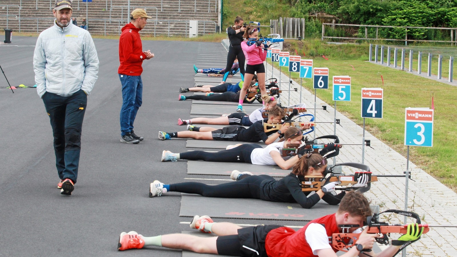 Weltmeisterliche Tipps von Mark Kirchner und Erik Lesser beim Kati ...