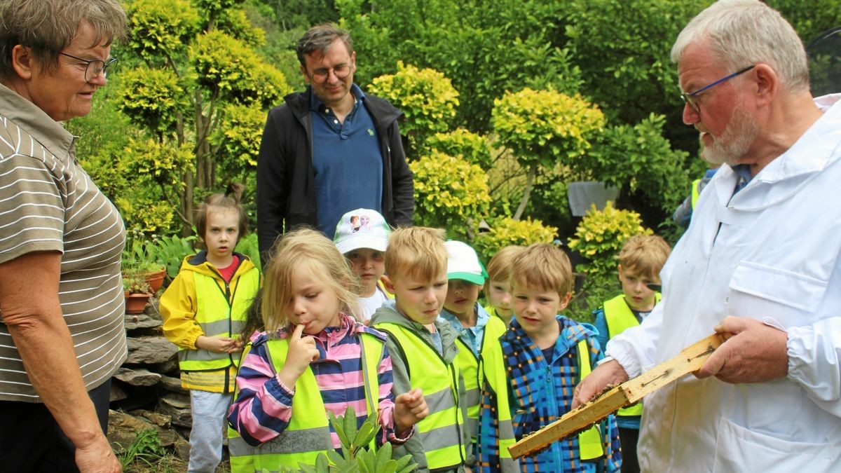 Imker weckt bei Pößnecker Kindern Herz für Bienen
