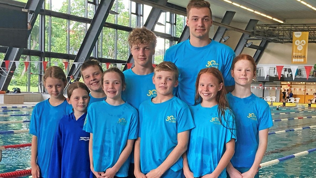Saalfelder Schwimmverein mit Titelehren