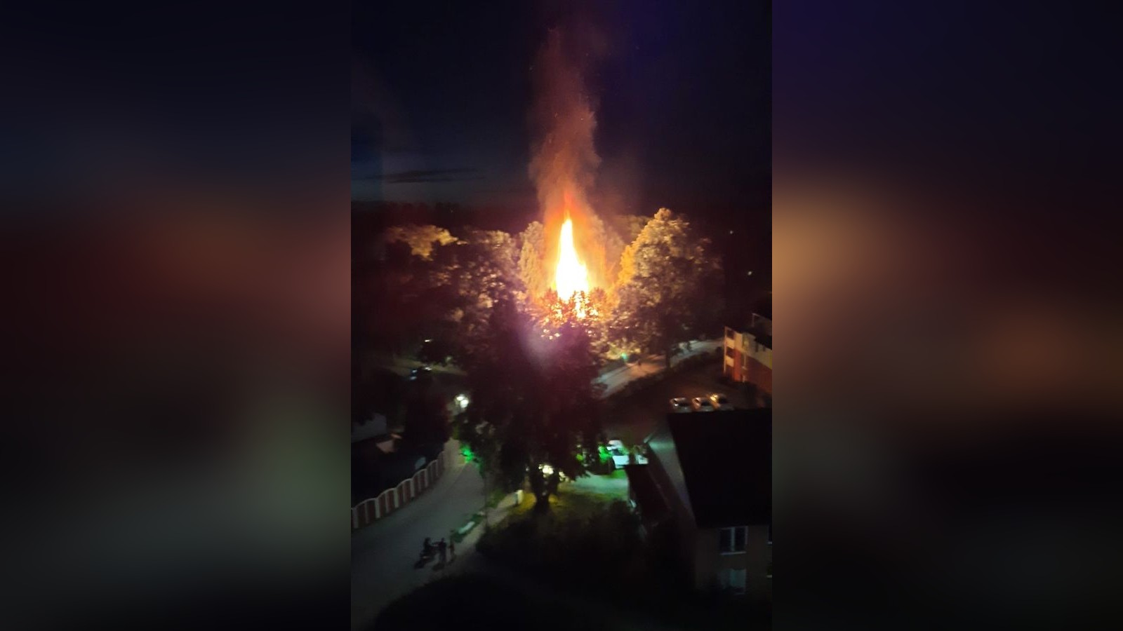 Feuer zerstört die Suck'sche Kate in Glinde