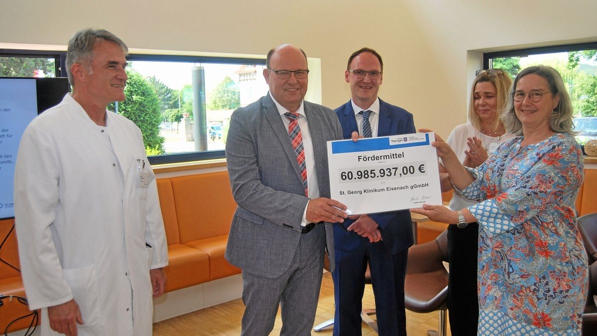 61 Millionen Euro für Neubau am Klinikum Eisenach stehen bereit