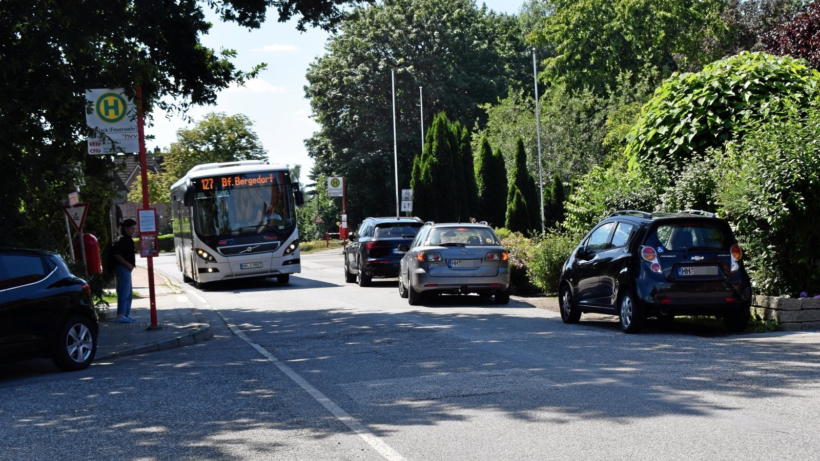 Raser auf Curslacker Deich: Eltern in Sorge um ihre Kinder
