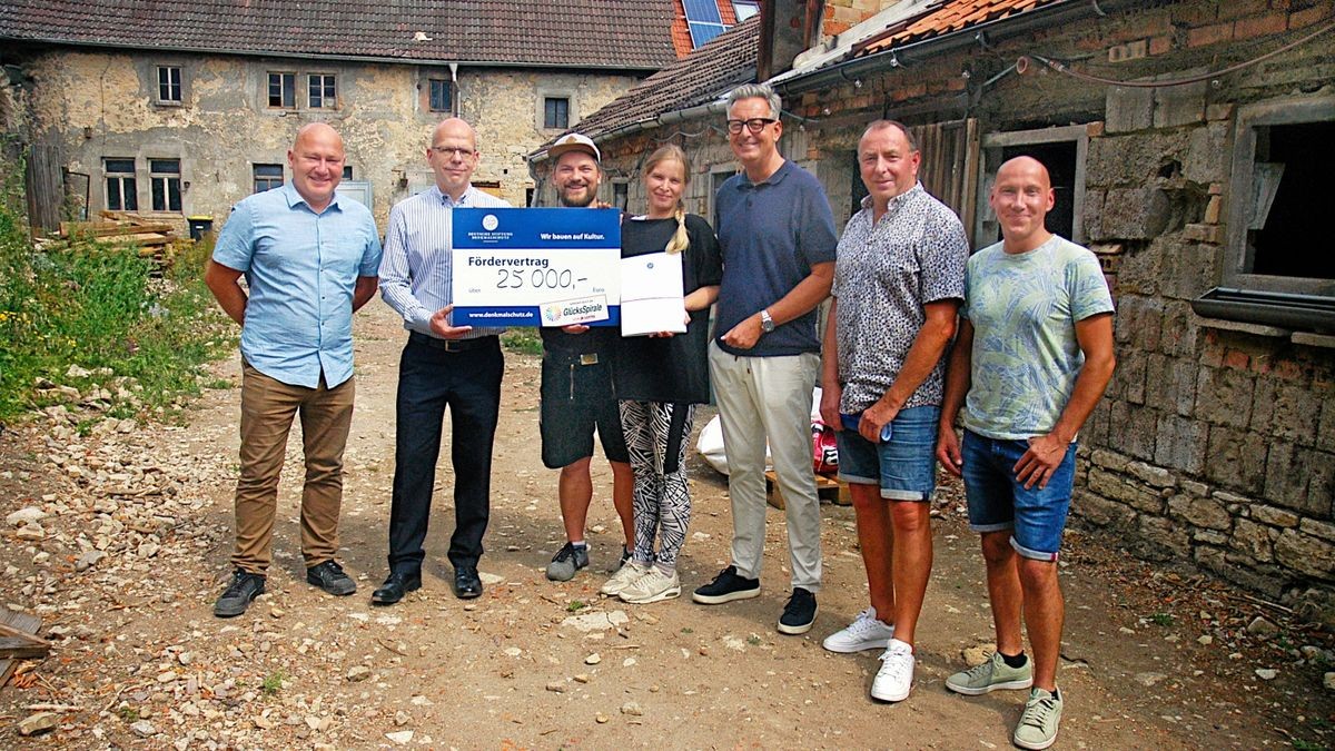 Ein Stück Hilfe für ein ehrgeiziges Projekt in Kranichfeld