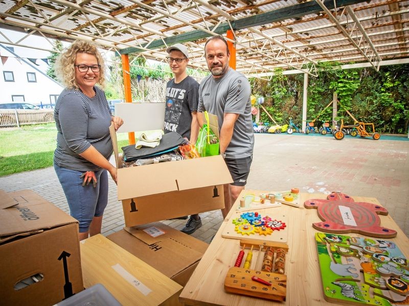 Mit Sack und Pack: Dieser Kindergarten in Mühlhausen zieht jetzt um