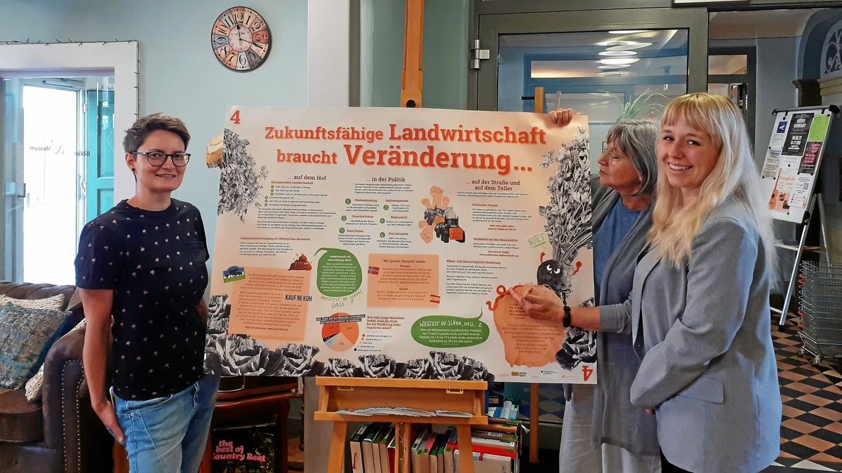 Bibliothek Sömmerda stellt Plakate über Massentierhaltung und ...