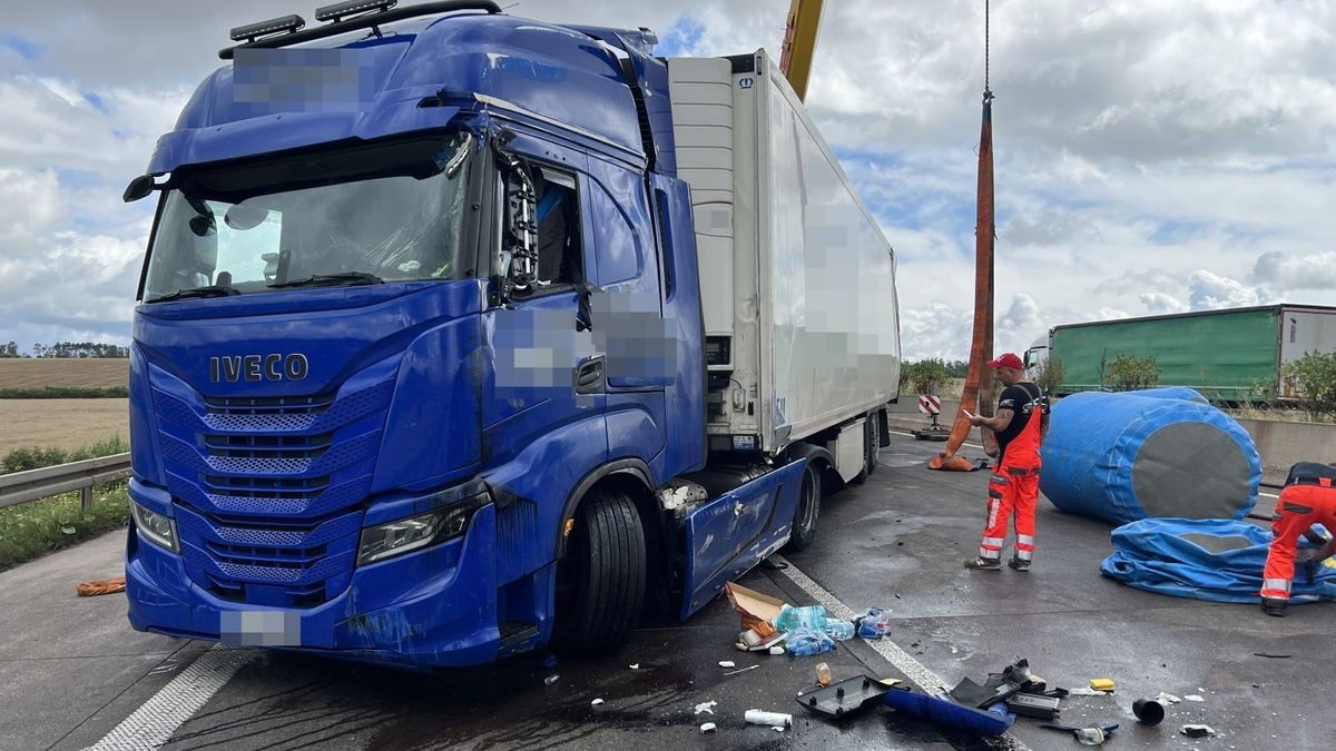 Lkw-Unfall auf A4 bei Eisenach: Autobahn war acht Stunden gesperrt