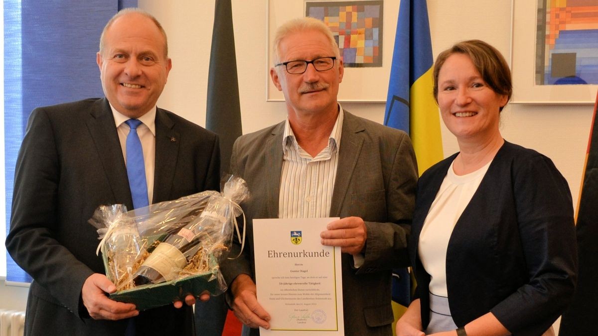 Gunter Hagel arbeitet seit 50 Jahren beim Landkreis Helmstedt