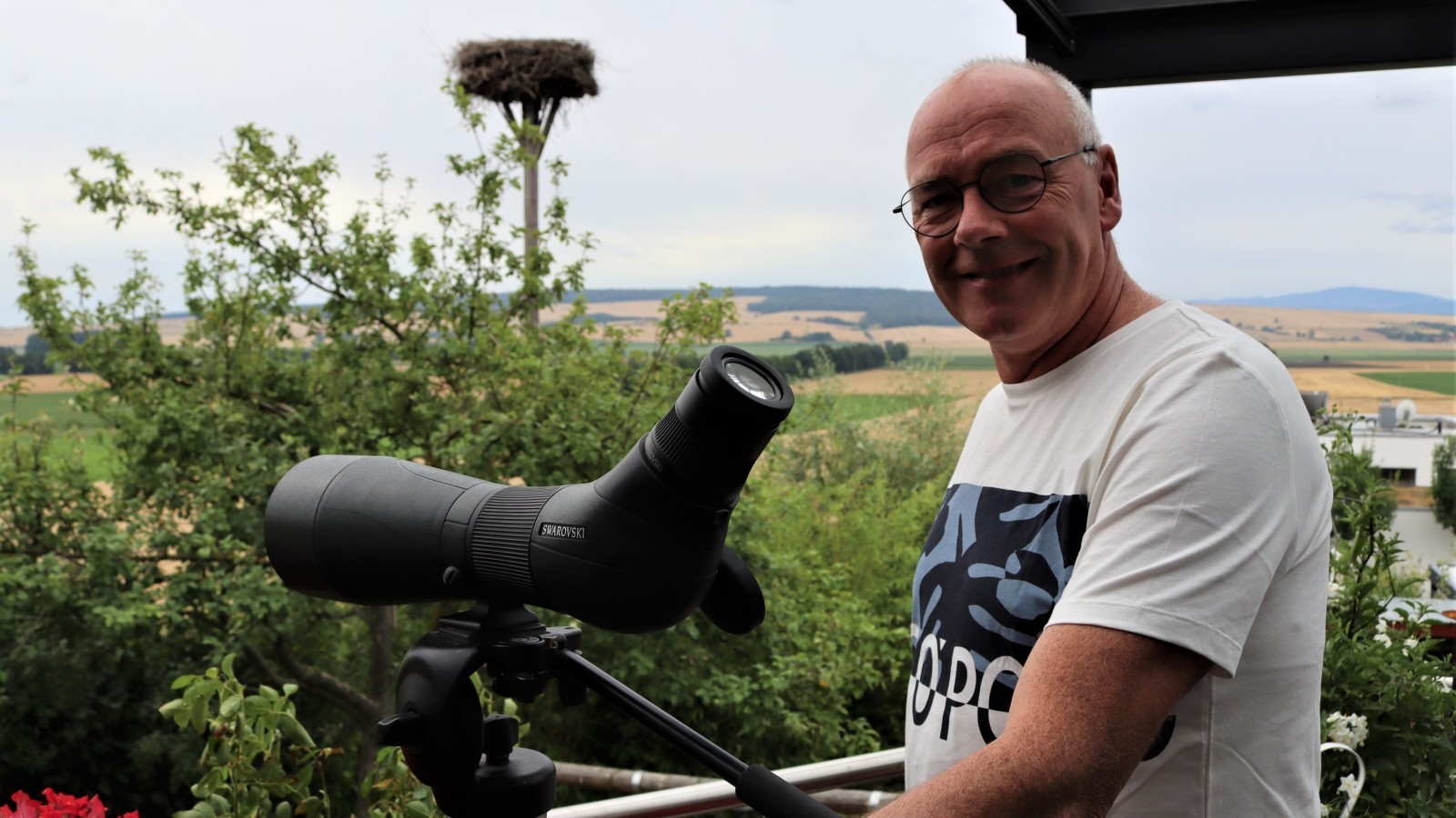 Hedeper: Ralf Isensee hat das Störche-Fieber gepackt