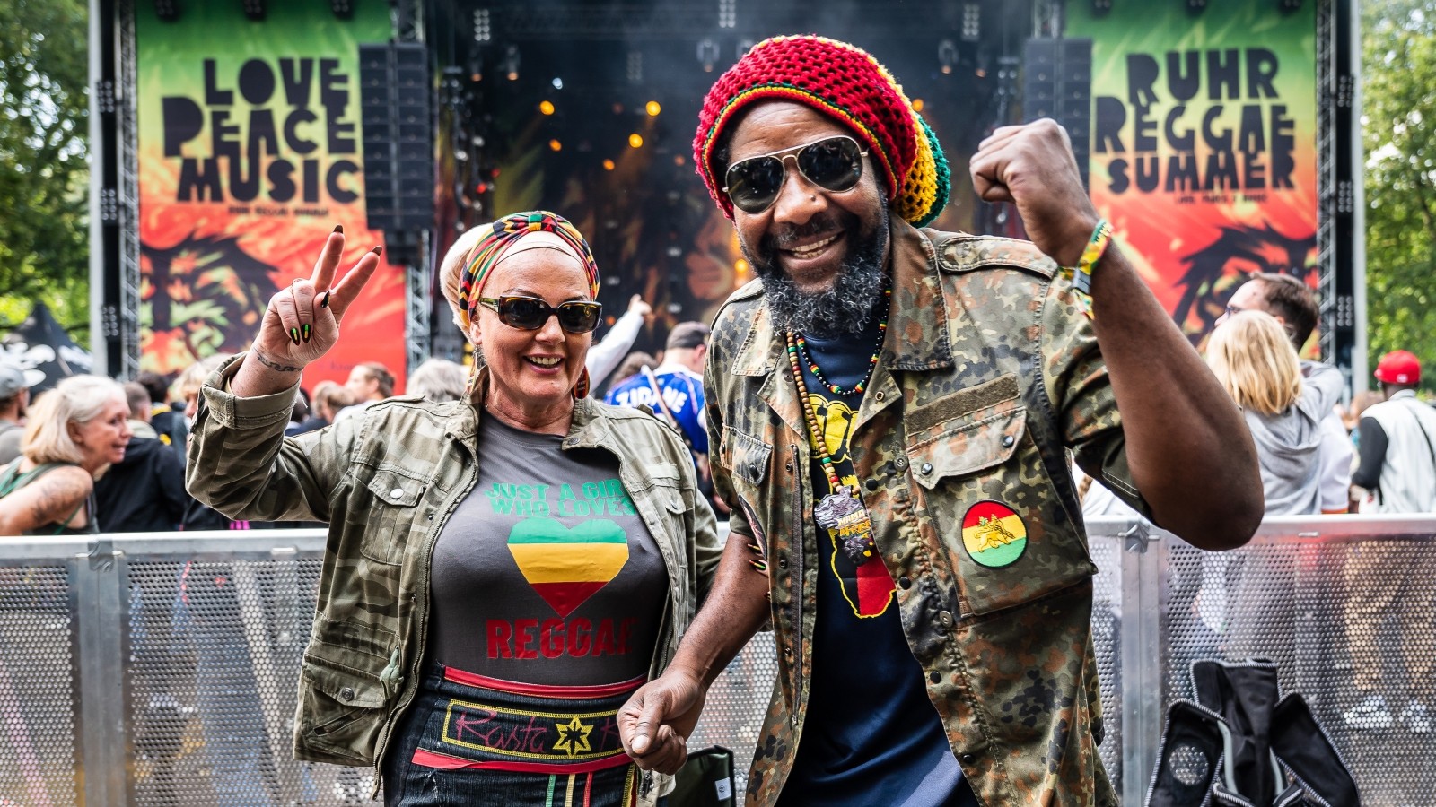 Reggae-Fans lassen sich ihr Festival nicht verregnen