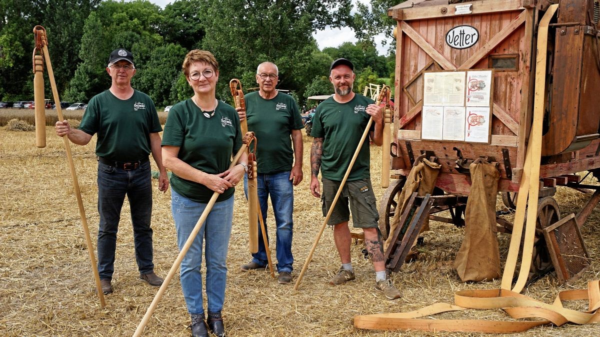 Landtechnik von anno dazumal in Ostramondra