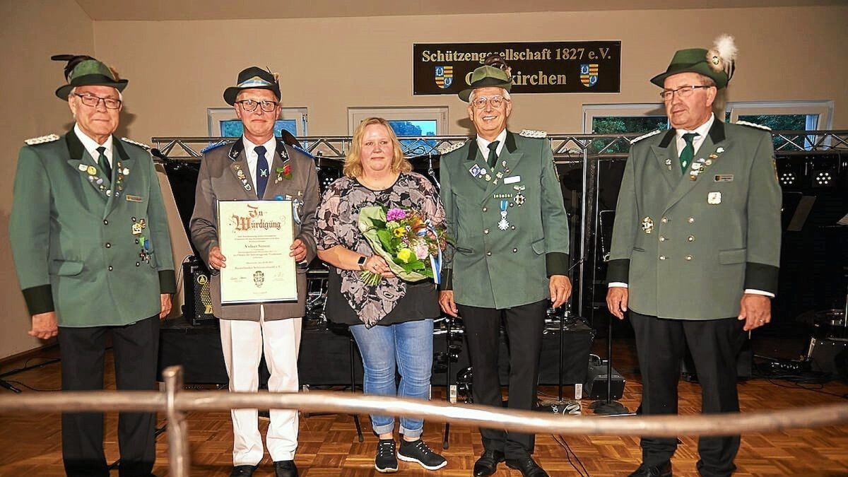 Höchste Auszeichnung beim Oberkirchener Schützenfest