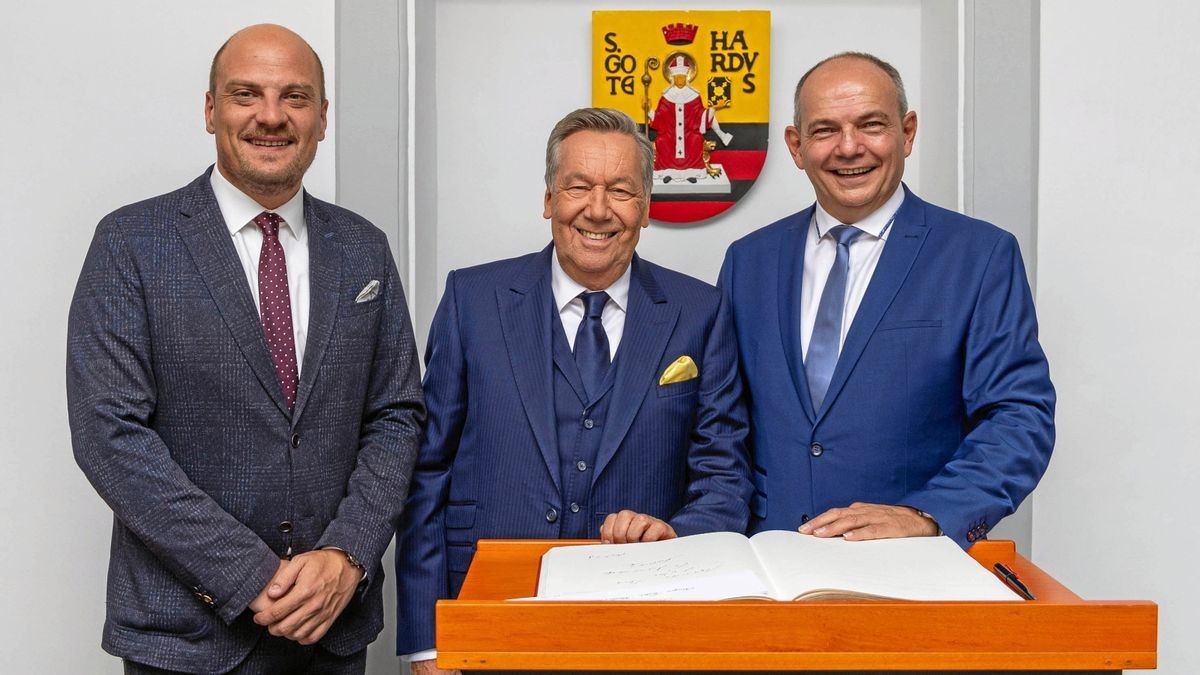 Schlagerstar Roland Kaiser besichtigt Gotha