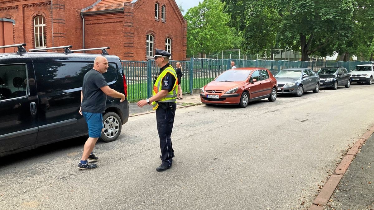 Polizei kontrolliert Schulwege in Gotha