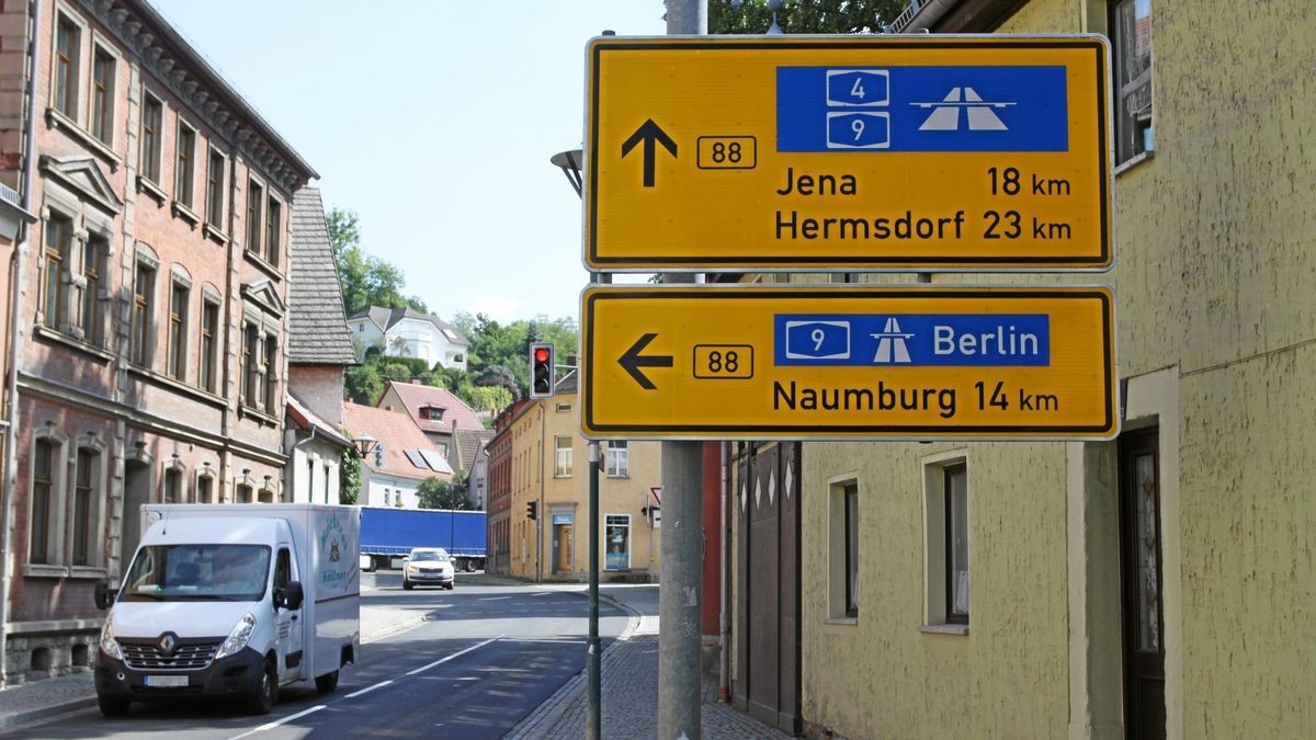 Bundesstraße 88: Wieder freie Fahrt in Camburg