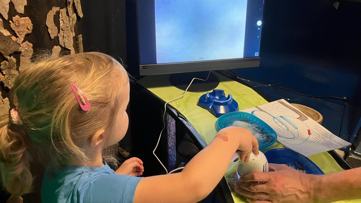 Aha! Im Wolfenbütteler Erlebnismuseum gibt es also eckige Wolken